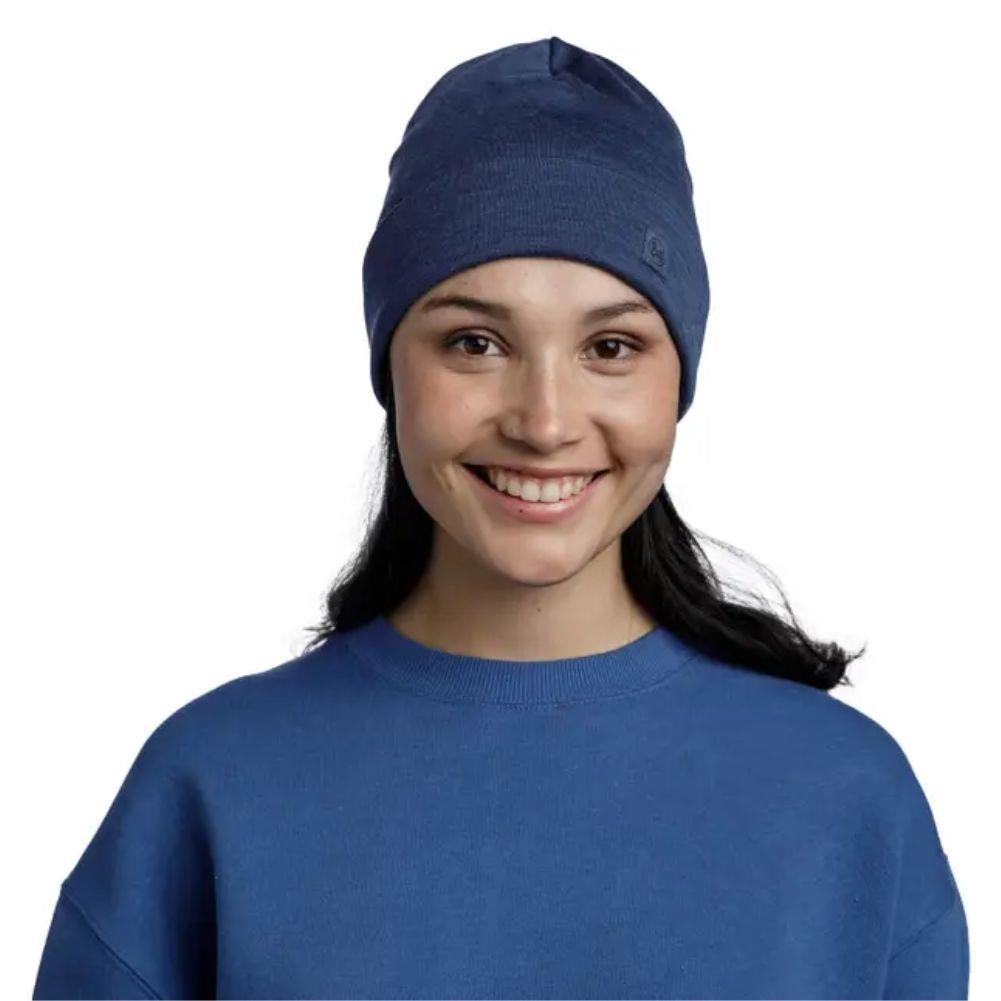 Buff Merino Heavyweight Beanie Solid (Night Blue) – Summits Outdoor