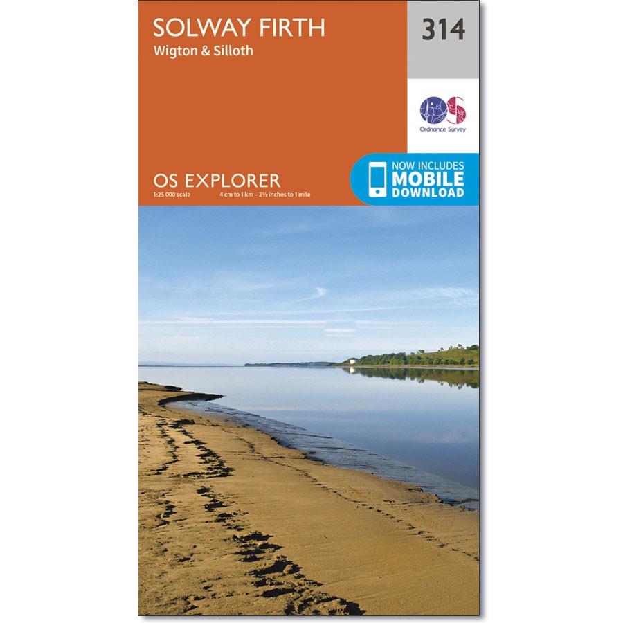 Ordnance Survey Explorer 314 Map Solway Firth – Summits Outdoor