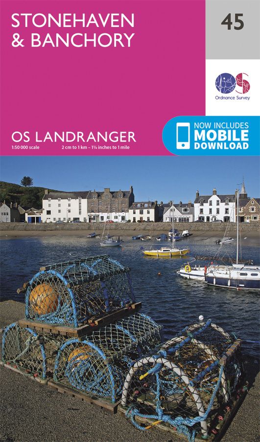 Ordnance Survey Landranger Map 45 Stonehaven & Banchory – Summits Outdoor