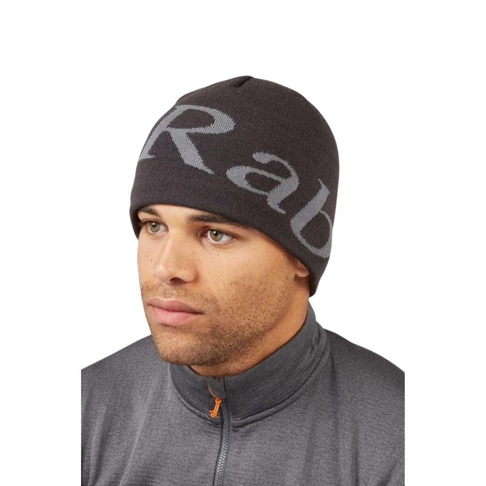 Rab Logo Beanie Hat (Anthracite/Granite) – Summits Outdoor