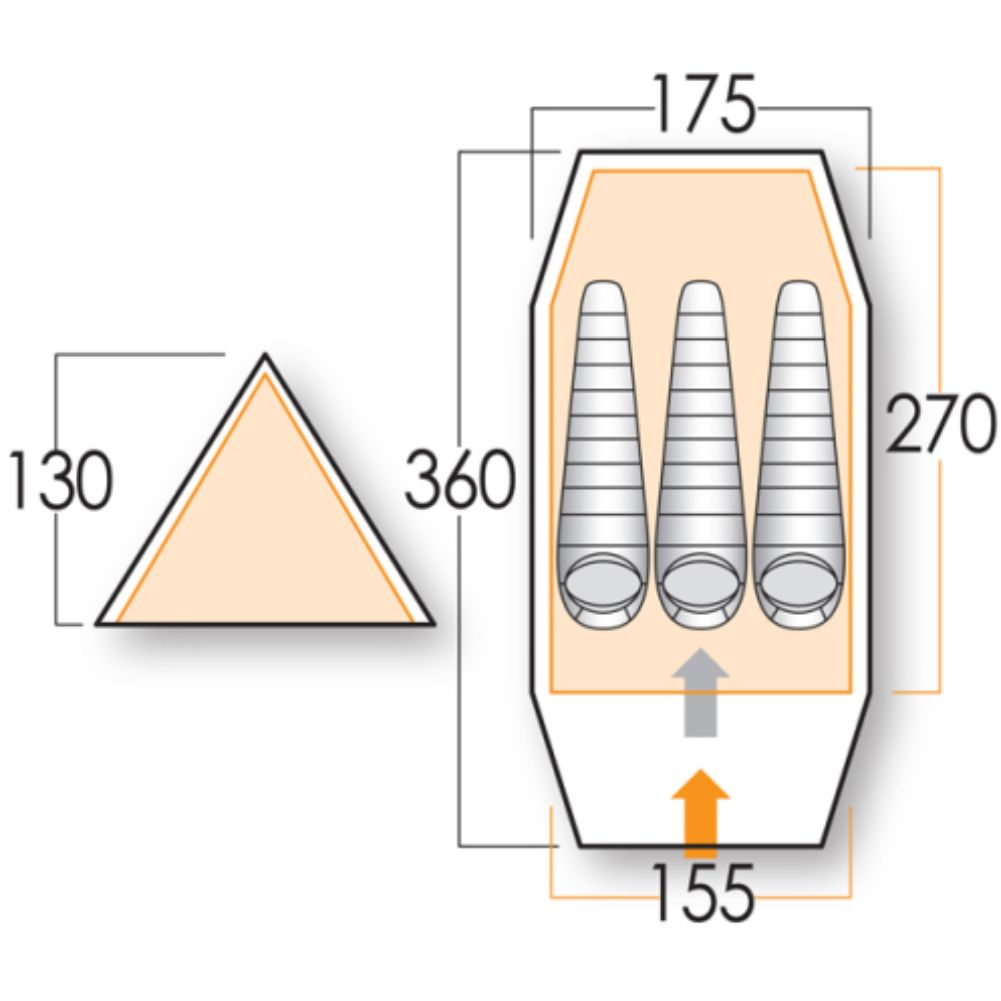 Force Ten Classic Standard Mk 4 Tent - 3 Person Tent – Summits Outdoor