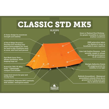Force Ten Classic Standard Mk 5 Tent - 4 Person Tent – Summits Outdoor