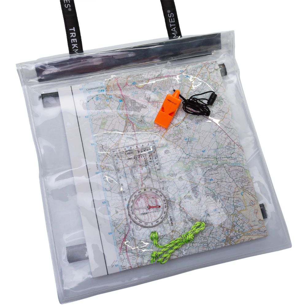 Trekmates Dry Map Case, Whistle and Compass Set – Summits Outdoor