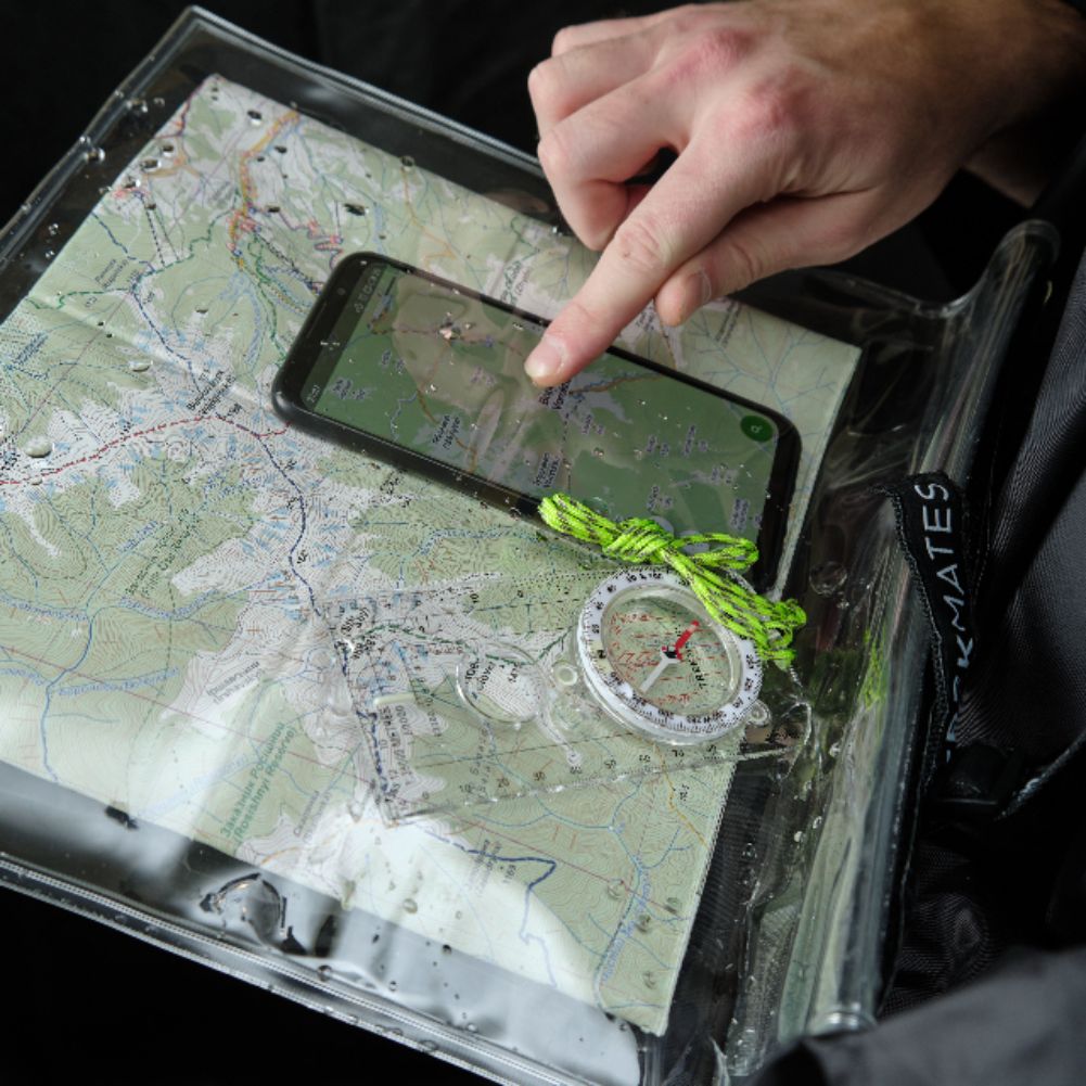 Trekmates Dry Map Case, Whistle and Compass Set – Summits Outdoor