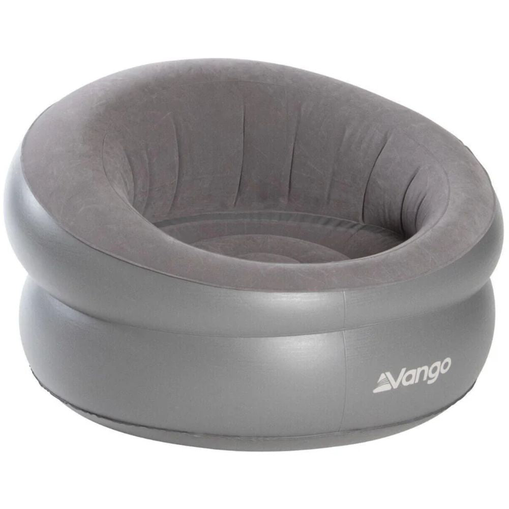 Vango Inflatable Donut Flocked Chair (Nocturne Grey) – Summits Outdoor