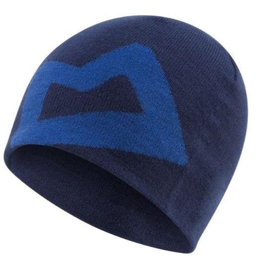 Mountain Equipment Branded Knitted Beanie (Medieval/Lapis Blue ...