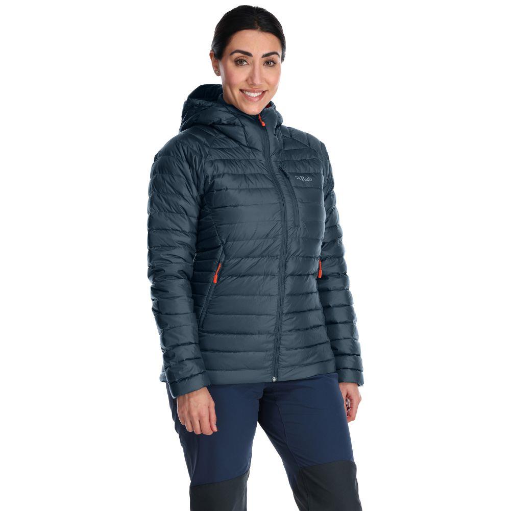 Rab Women's Microlight Alpine Long Down Jacket (Orion Blue) – Summits ...