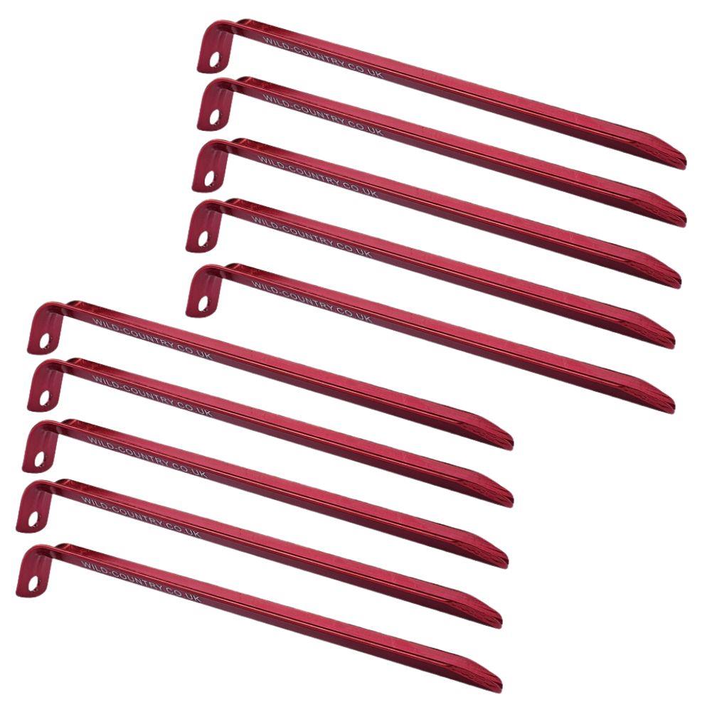 Wild Country (By Terra Nova) Aluminium Alloy V-Angle Peg - 10 Pack ...