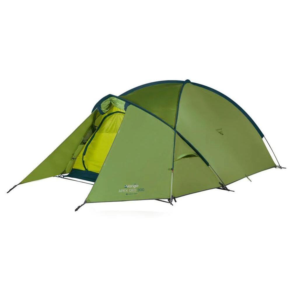 Vango Apex Geo 300 Tent - 3 Man Semi-Geodesic Trekking Tent (Pamir Gre ...