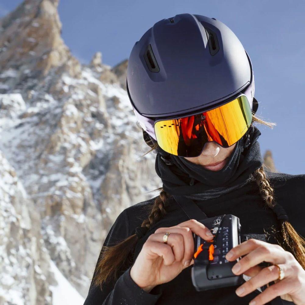 Bollé Atmos Pure Snow Sports Helmet (Plum Tie & Dye Matte) – Summits ...