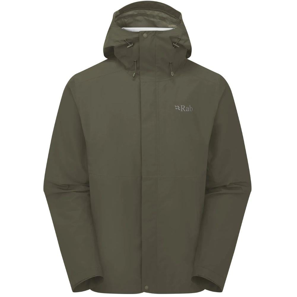 Rab Men's Downpour Mountain Waterproof Jacket (Army) – Summits Outdoor
