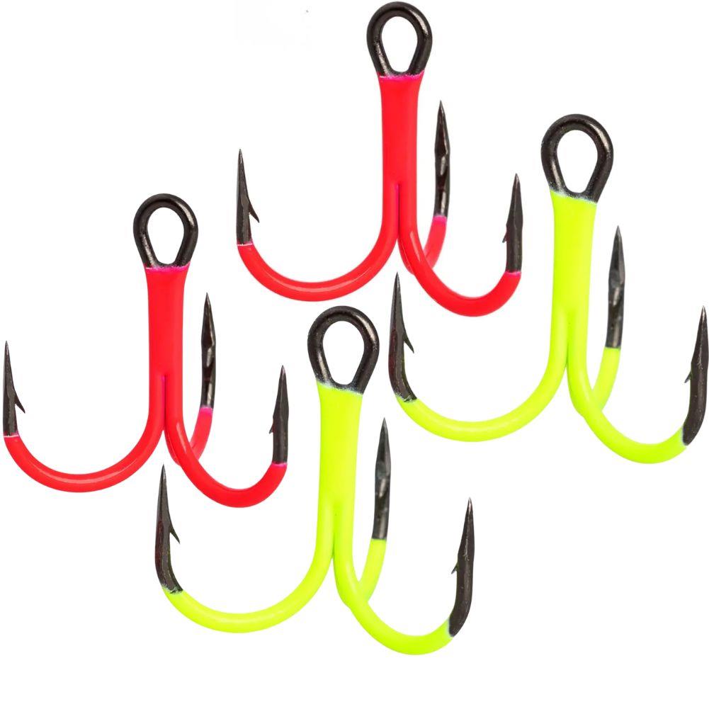 VMC 4551 UV Assorted Round Strong 3/0 Treble Hook x4 – Summits Outdoor